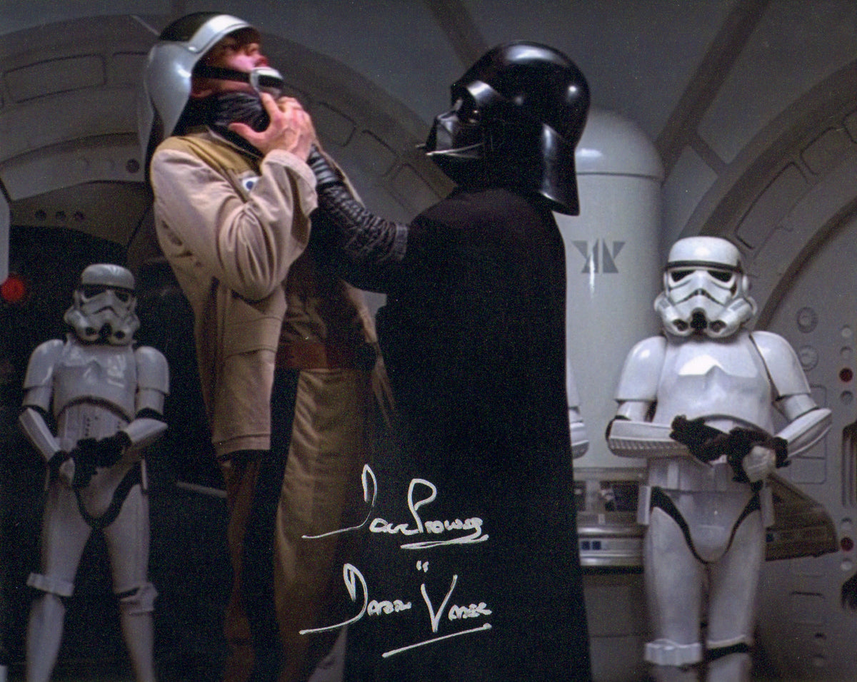 Dave Prowse as Darth Vader in Star Wars: A New Hope Signed 8x10 Photo ...