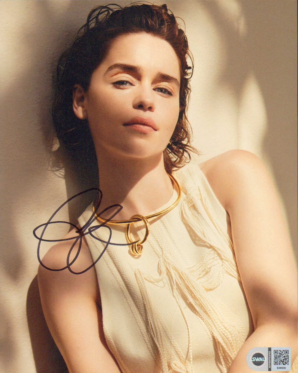 Emilia Clarke Daenerys Targaryen from Game of Thrones Sexy (SWAU) Sign ...