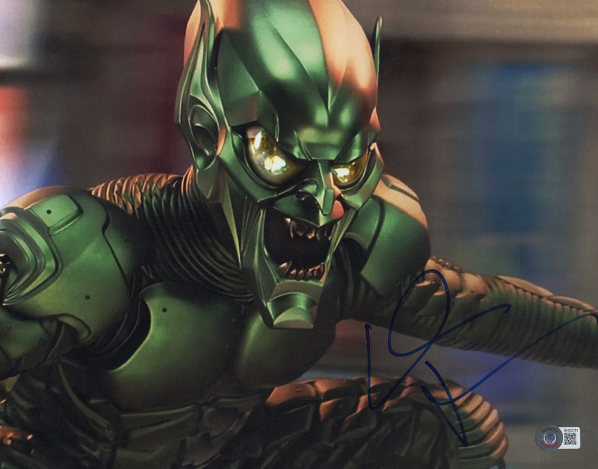 Willem Dafoe as The Green Goblin in Spider-Man (Beckett) Signed 11x14 ...