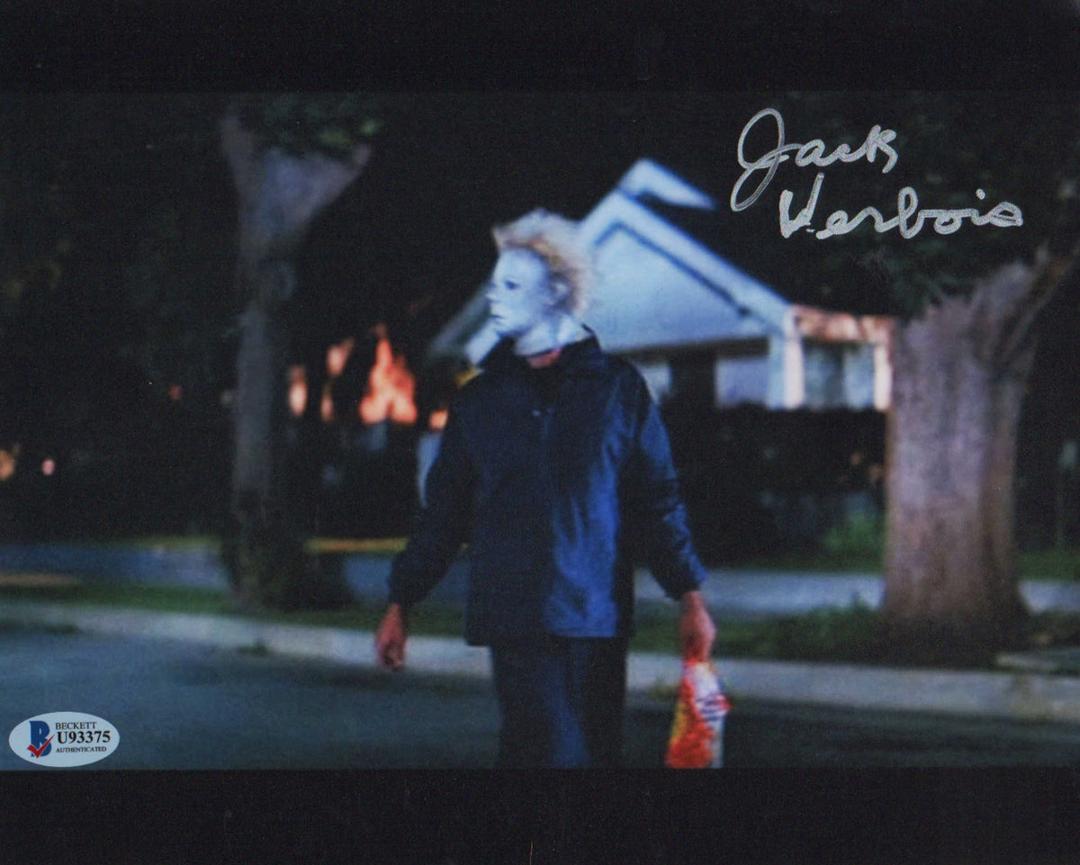 Jack Verbois as Bennett Tramer in Halloween II (Beckett) Signed 8x10 P ...