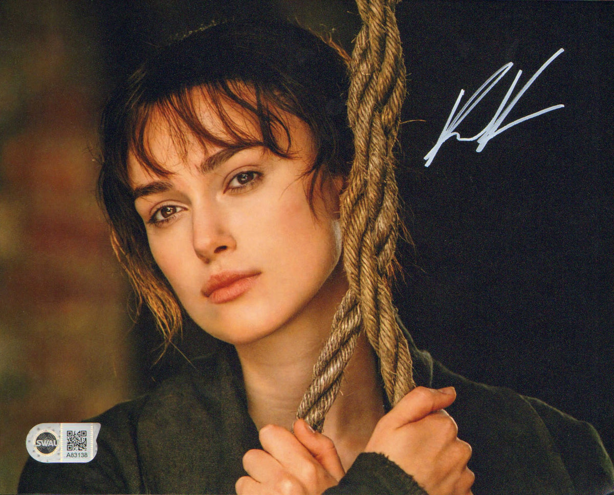 Keira Knightley as Lizzy Bennet in Pride & Prejudice (SWAU) Signed 8x1 ...
