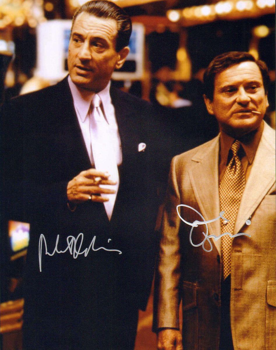 Robert De Niro as Sam Ace Rothstein & Joe Pesci as Nicky Santoro in Ma ...