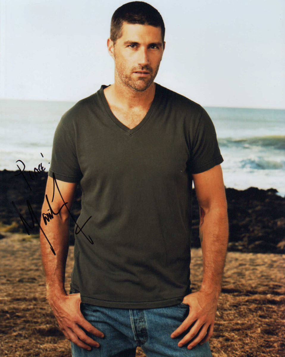 Matthew Fox from Lost and Speed Racer Signed 8x10 Photo – SWAU Auction