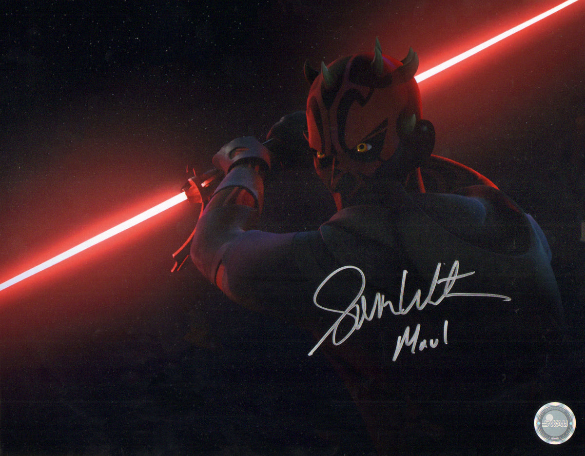 Sam Witwer as Darth Maul in Star Wars: The Clone Wars (SWAU) Signed 11 ...