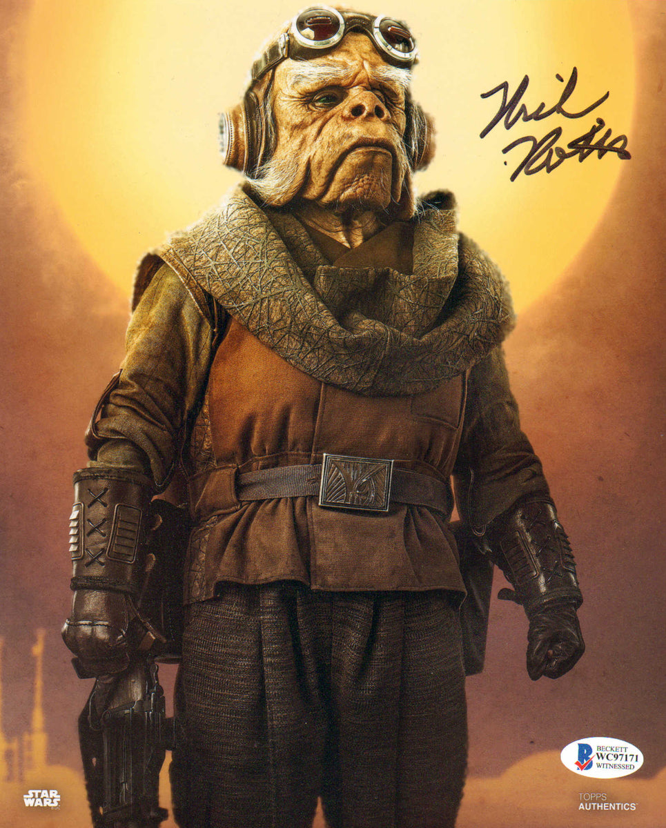 Nick Nolte as Kuiil in Star Wars: The Mandalorian (Beckett) Signed 8x1 ...