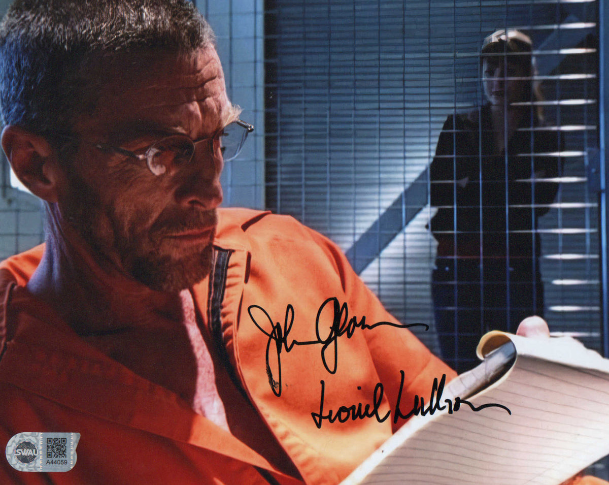 John Glover as Lionel Luthor in Smallville (SWAU Witnessed) Signed 8x1 – SWAU Auction