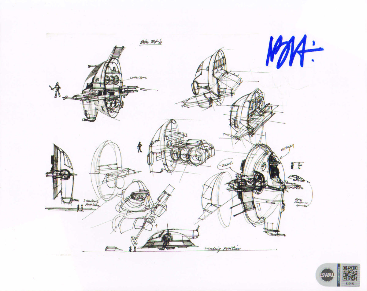 Nilo Rodis Jamero Concept art for Boba Fett's Ship in Star Wars (SWAU ...