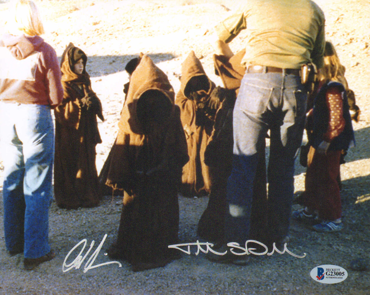 Tim Donaldson and Andrea Wickman-Miller as Jawas in Star Wars: A New H ...