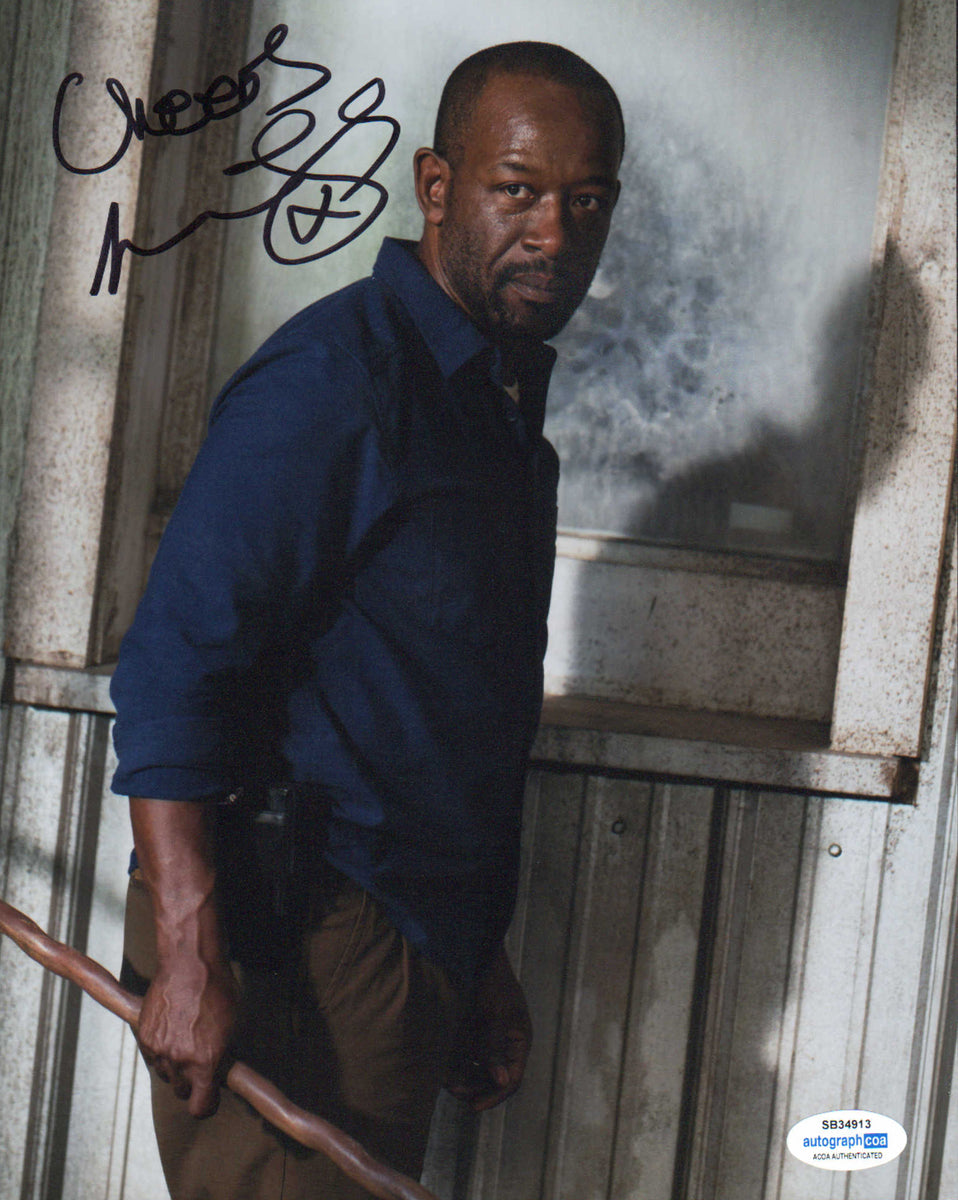 Lennie James as Morgan Jones in The Walking Dead (Autograph COA) Signe ...