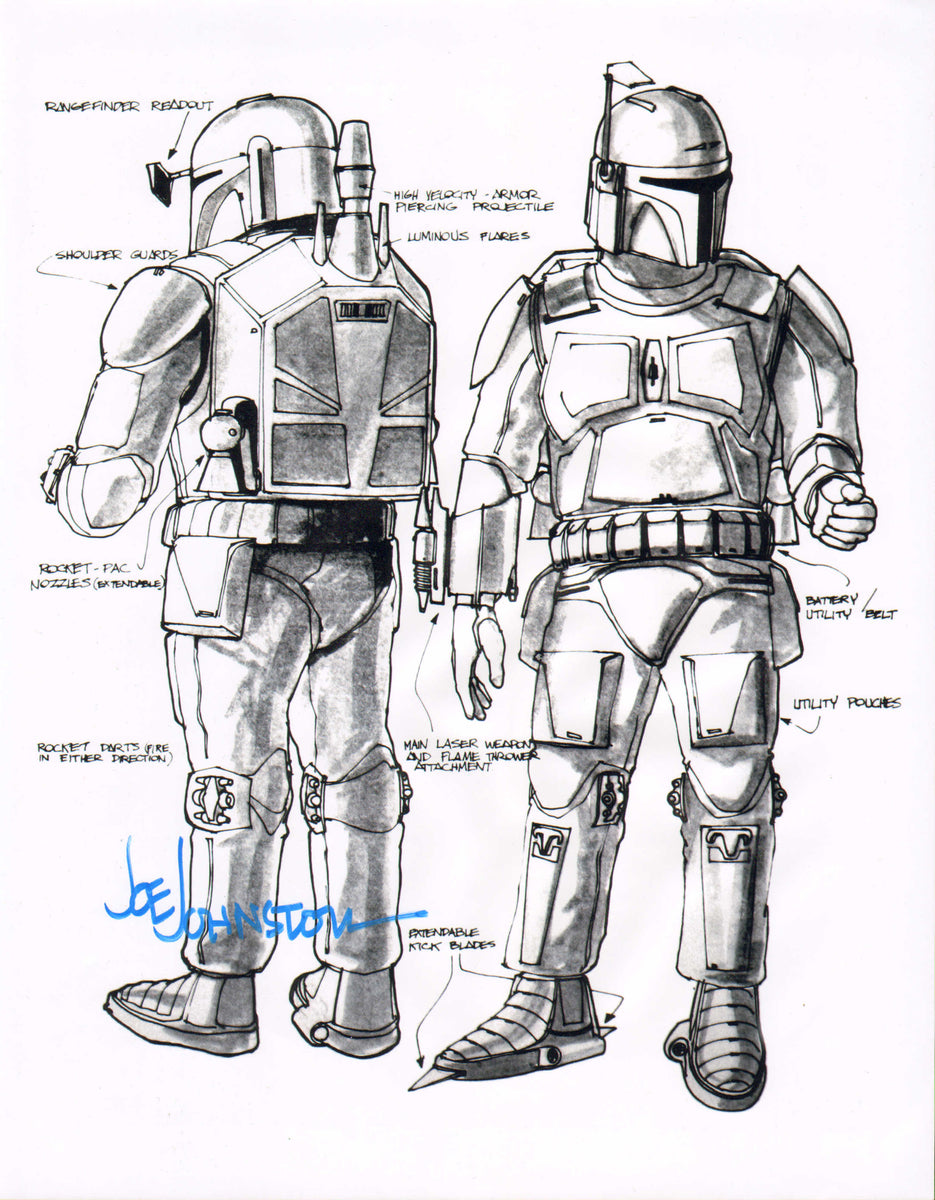 Boba Fett Prototype Costume Design from Star Wars: The Empire Strikes ...