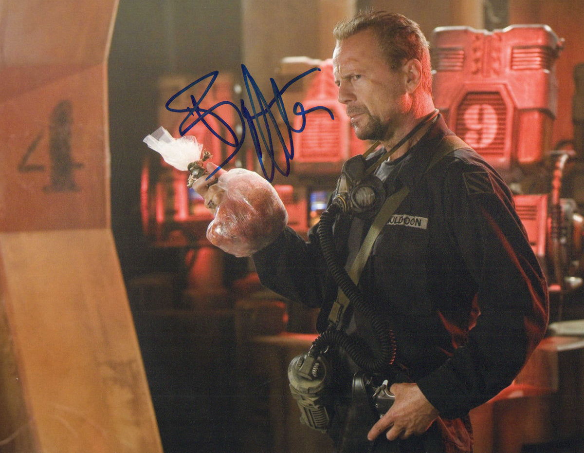 Bruce Willis as Lieutenant Muldoon in Planet Terror Signed 11x14 Photo ...