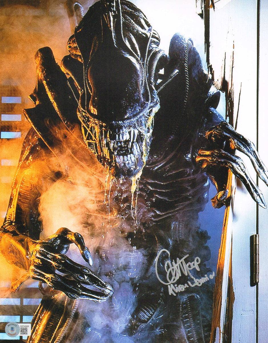 Carl Toop as Alien Warrior in Aliens (Beckett) Signed 11x14 Photo ...