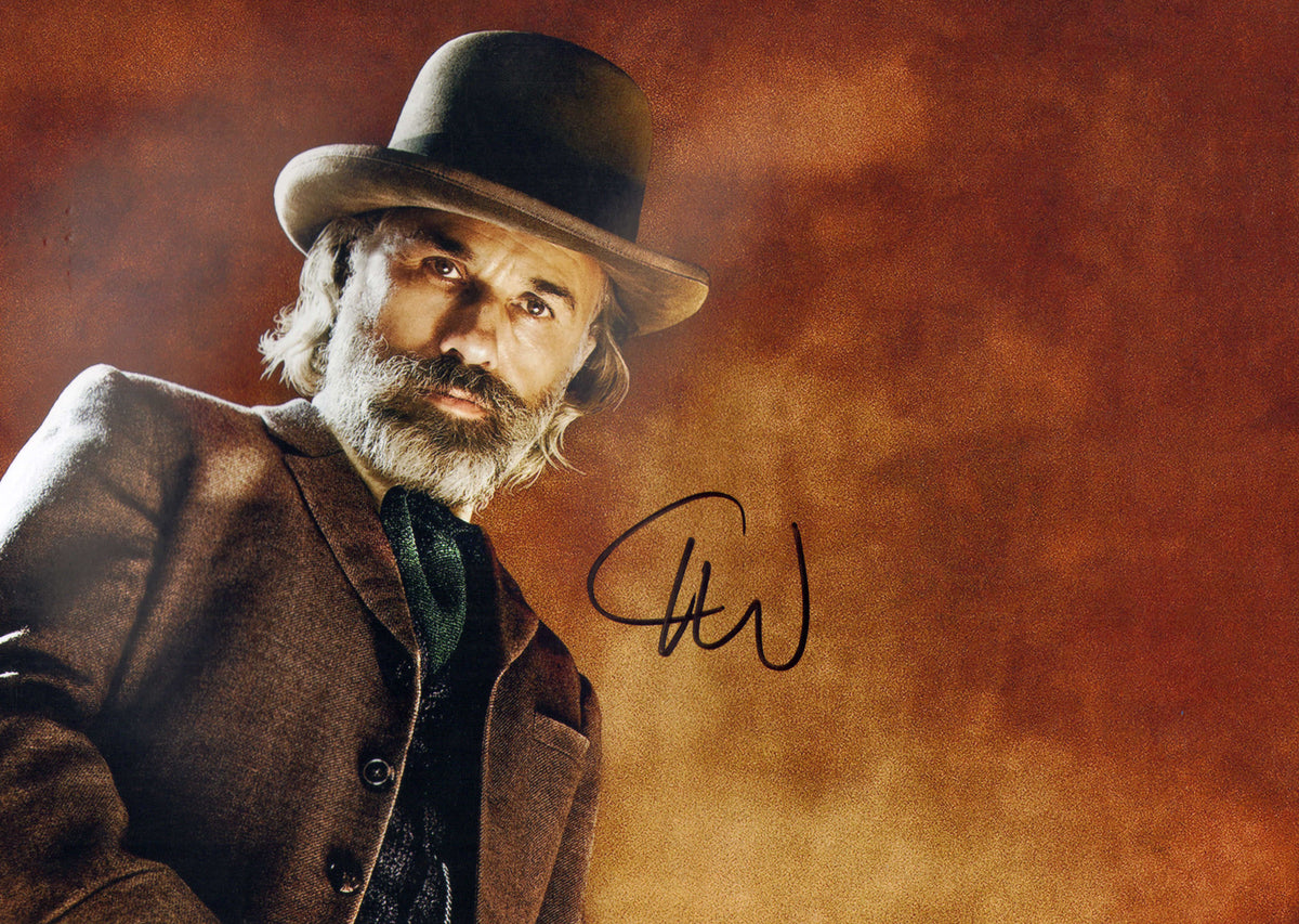 Christoph Waltz as Dr. King Schultz in Django Unchained Signed 8x12 Ph ...