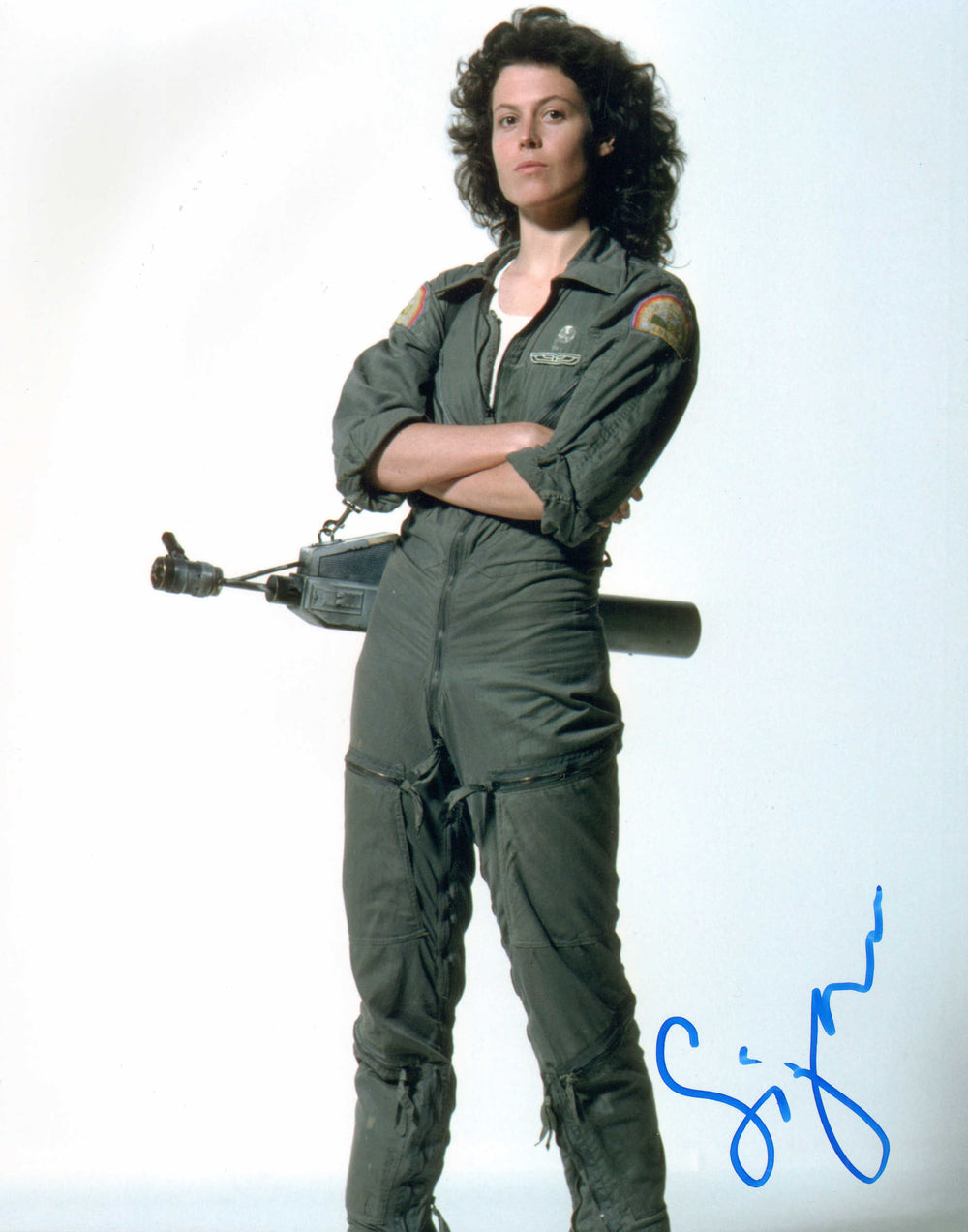 Sigourney Weaver as Ripley in Alien Signed 8x10 Photo – SWAU Auction