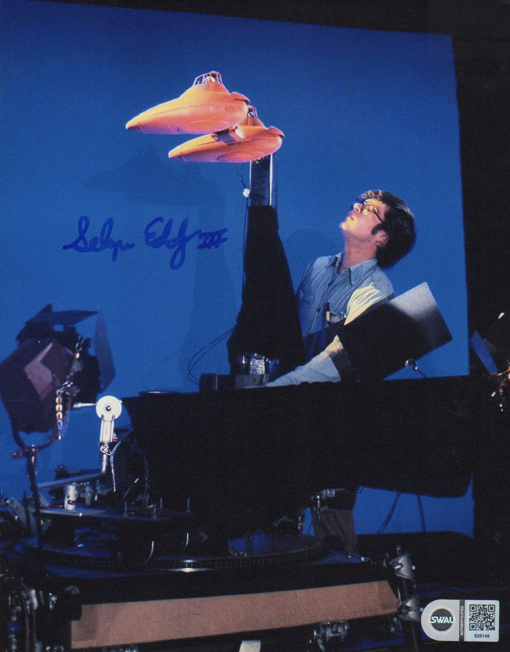 Selwyn Eddy III Behind the Scenes of Star Wars (SWAU) Signed 8x10 Phot ...