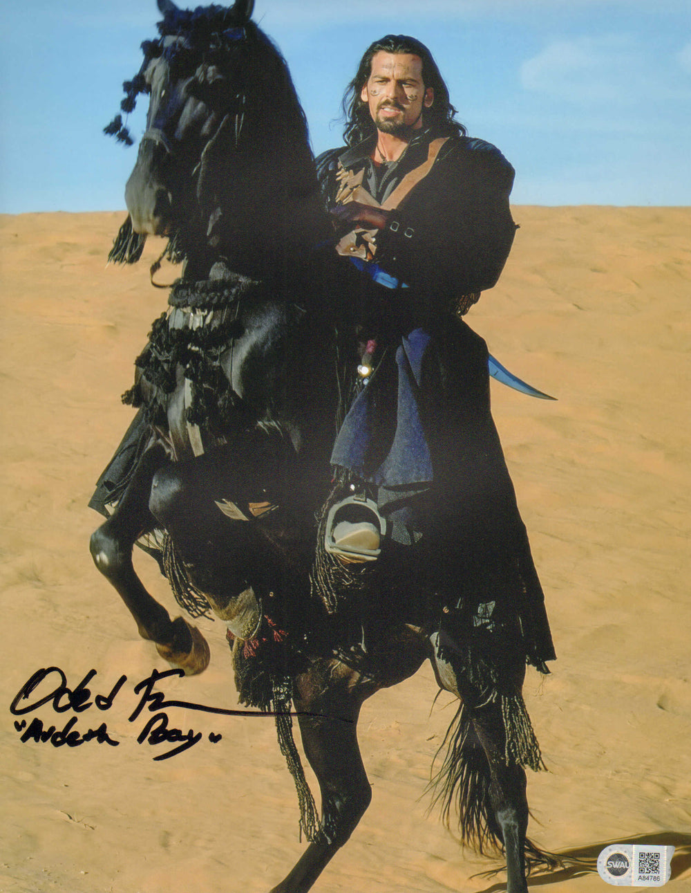 Oded Fehr as Ardeth Bay in The Mummy (SWAU) Signed 11x14 Photo with Ch ...