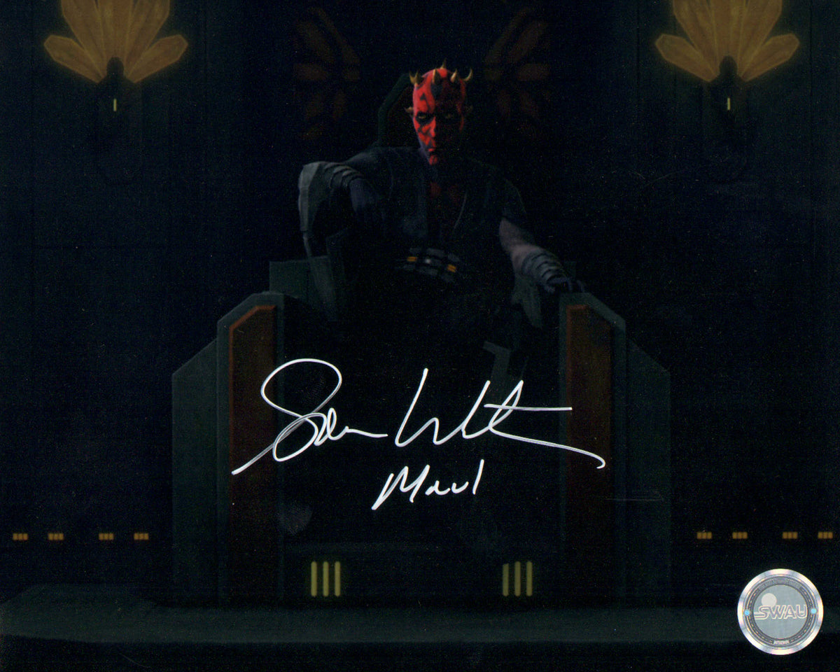 Sam Witwer as Darth Maul in Star Wars: The Clone Wars (SWAU) Signed 8x ...