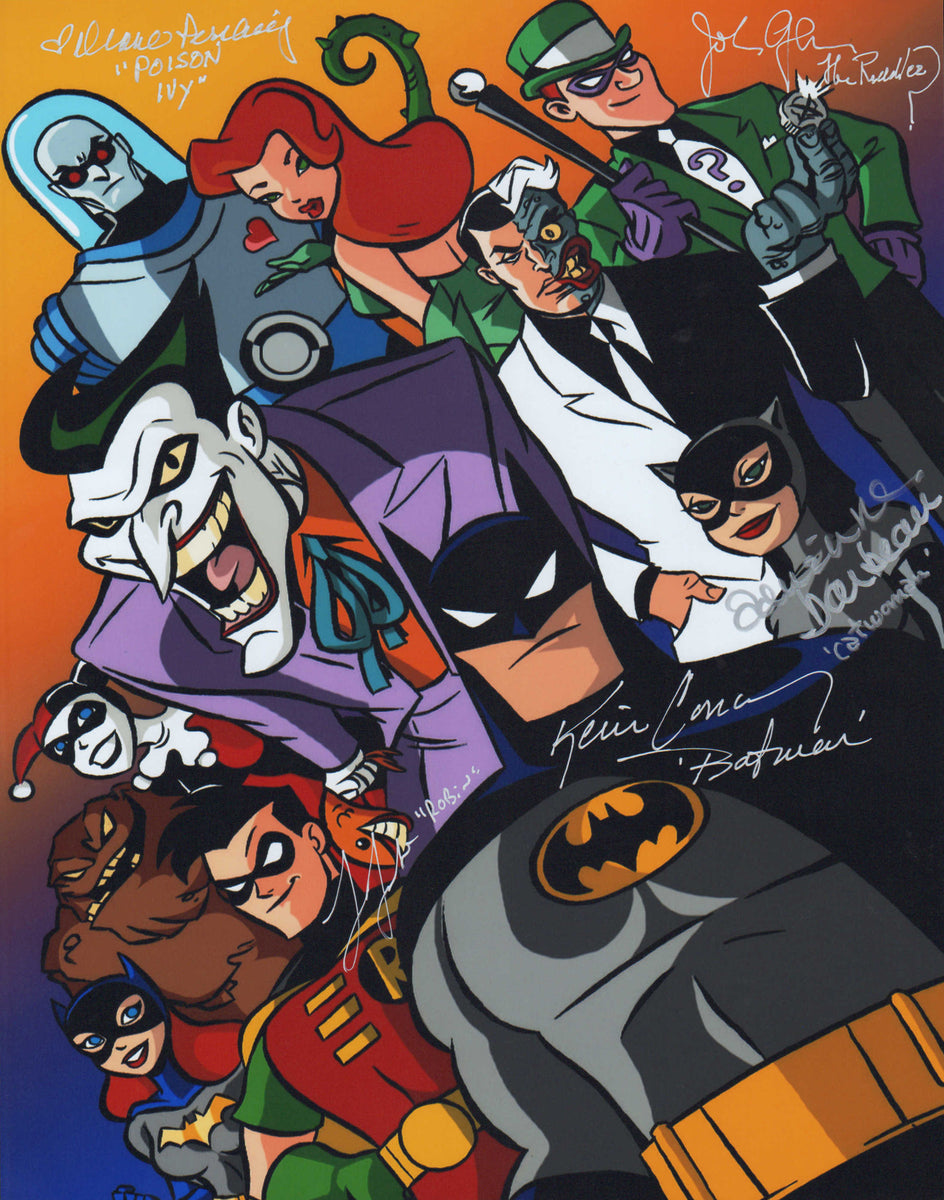 Batman: The Animated Series 11x14 Photo Cast Signed by Kevin Conroy, L ...