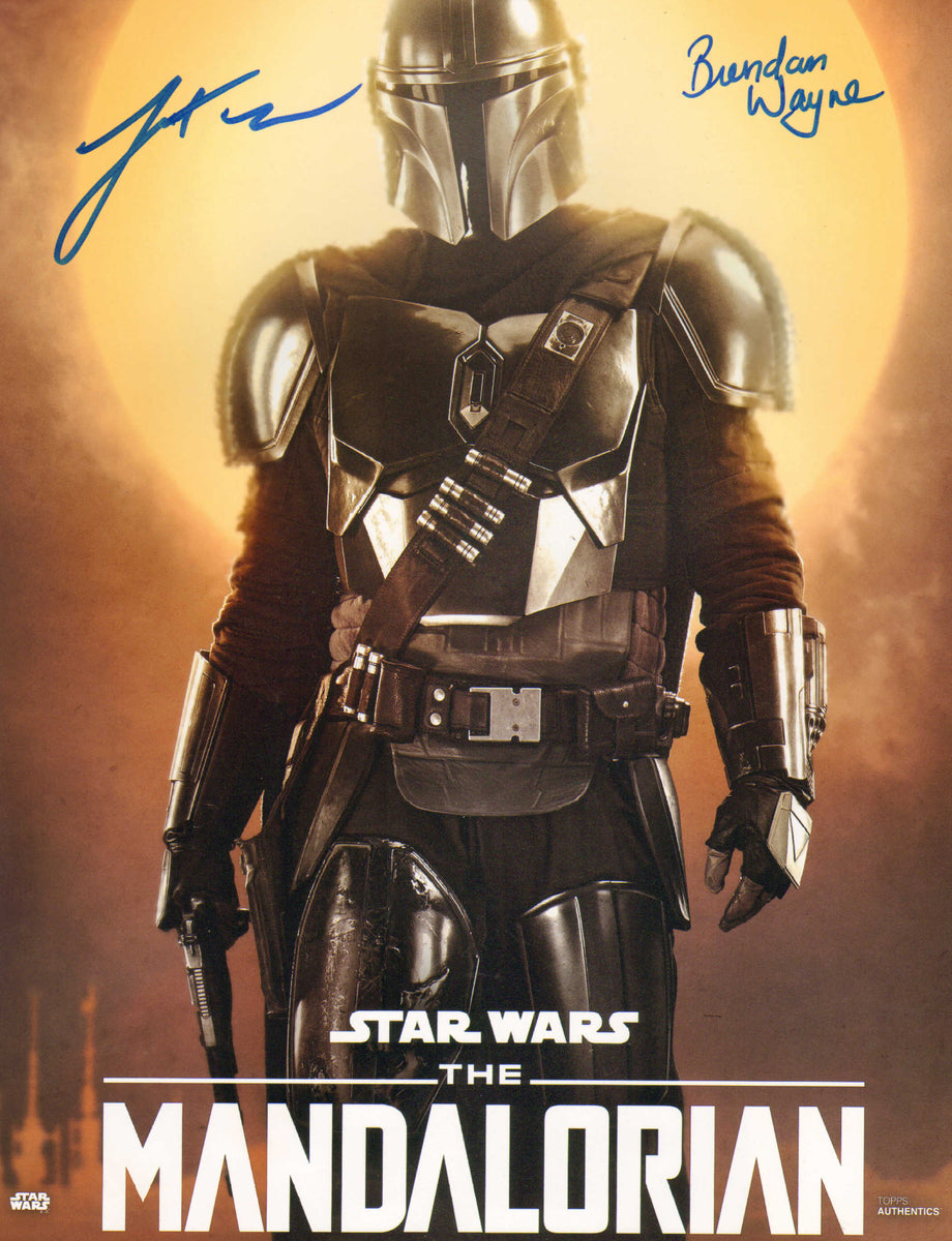 Brendan Wayne & Lateef Crowder as the Mandalorian in Star Wars: The Ma ...