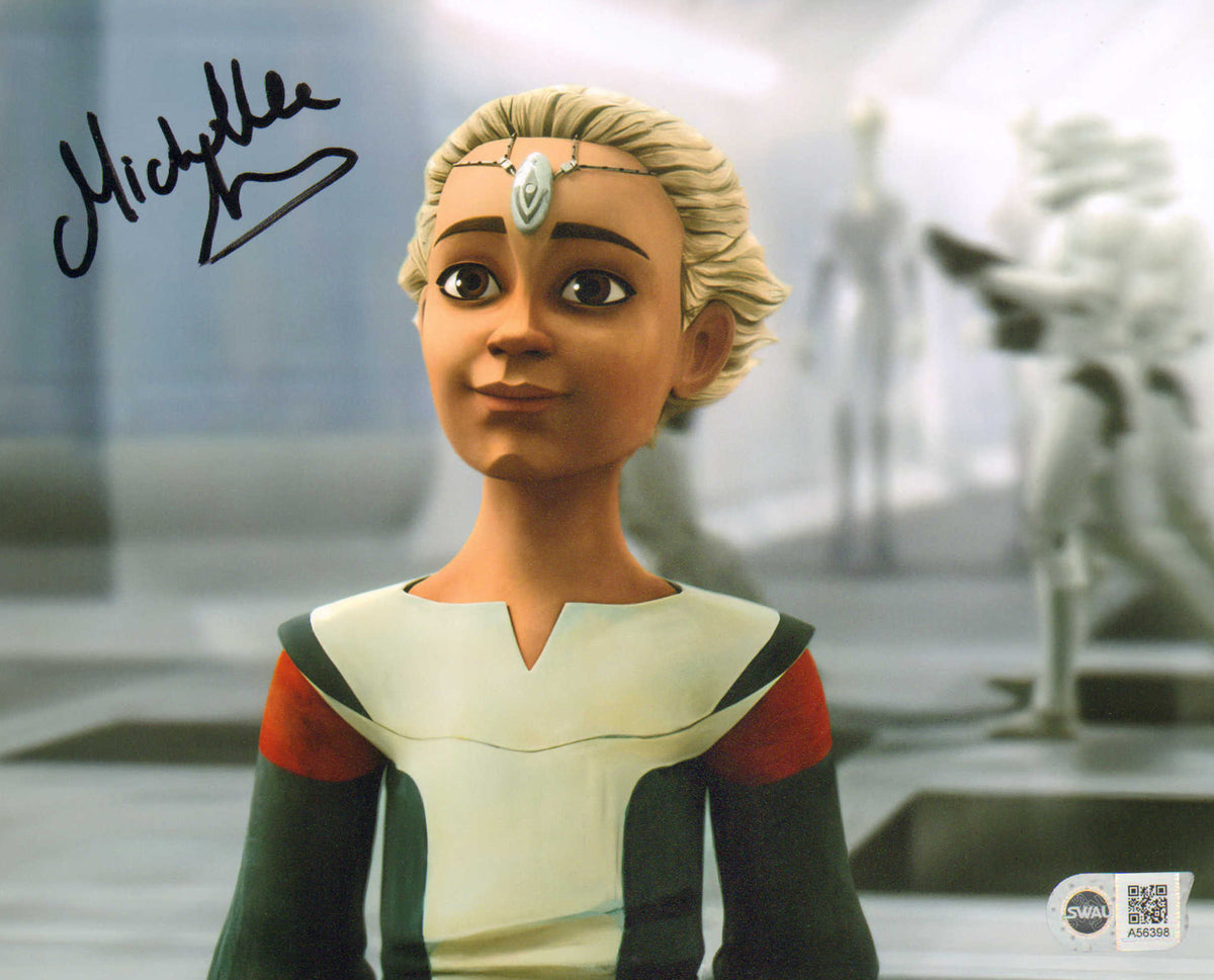 Michelle Ang as Omega in Star Wars: The Bad Batch (SWAU) Signed 8x10 P ...