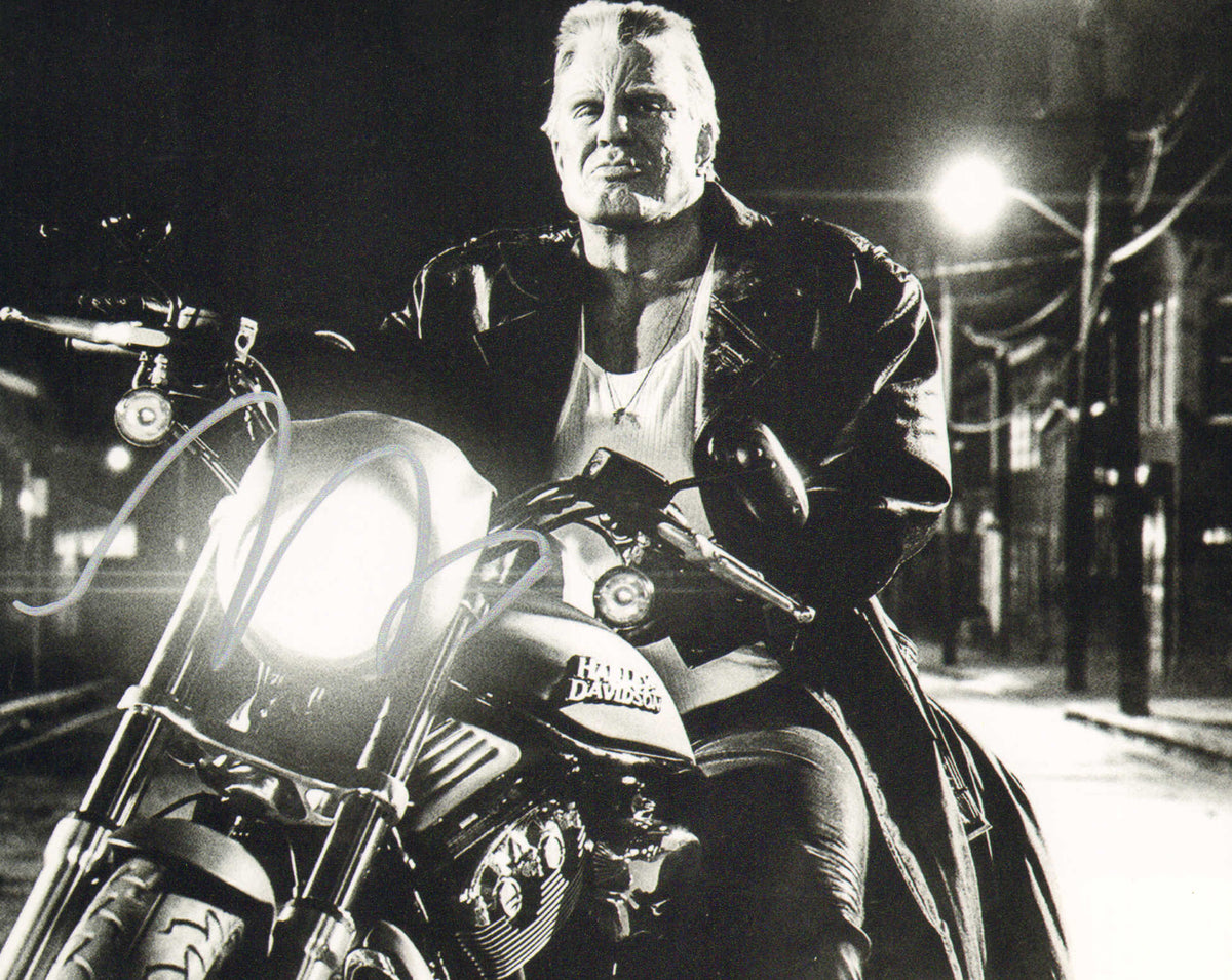 Mickey Rourke as Marv in Sin City 2 Signed 8x10 Photo – SWAU Auction