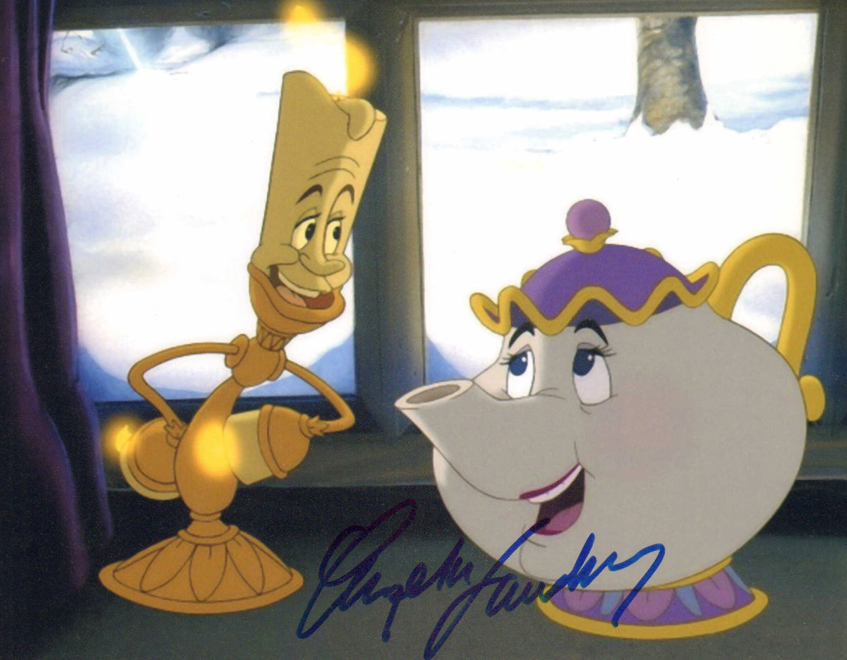 Angela Lansbury as Mrs. Potts in Disney's Beauty and the Beast Signed ...