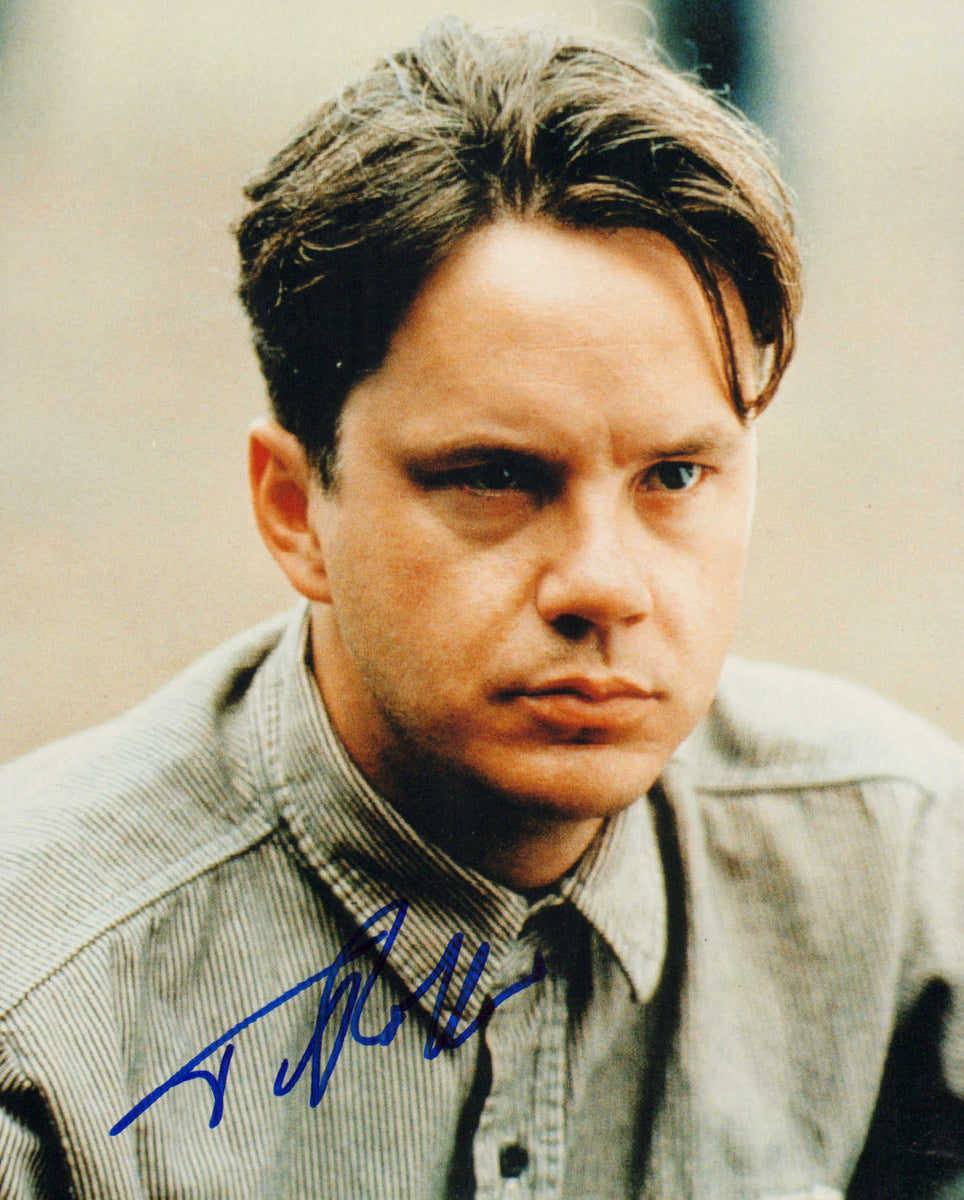 Tim Robbins as Andy Dufrense in The Shawshank Redemption Signed 8x10 P ...