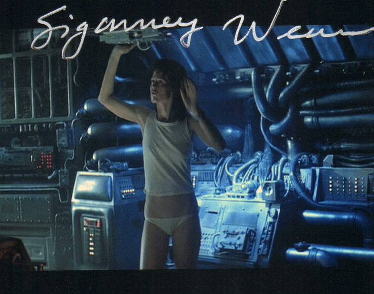 Sigourney Weaver as Ripley in Alien Signed 8x10 Photo – SWAU Auction