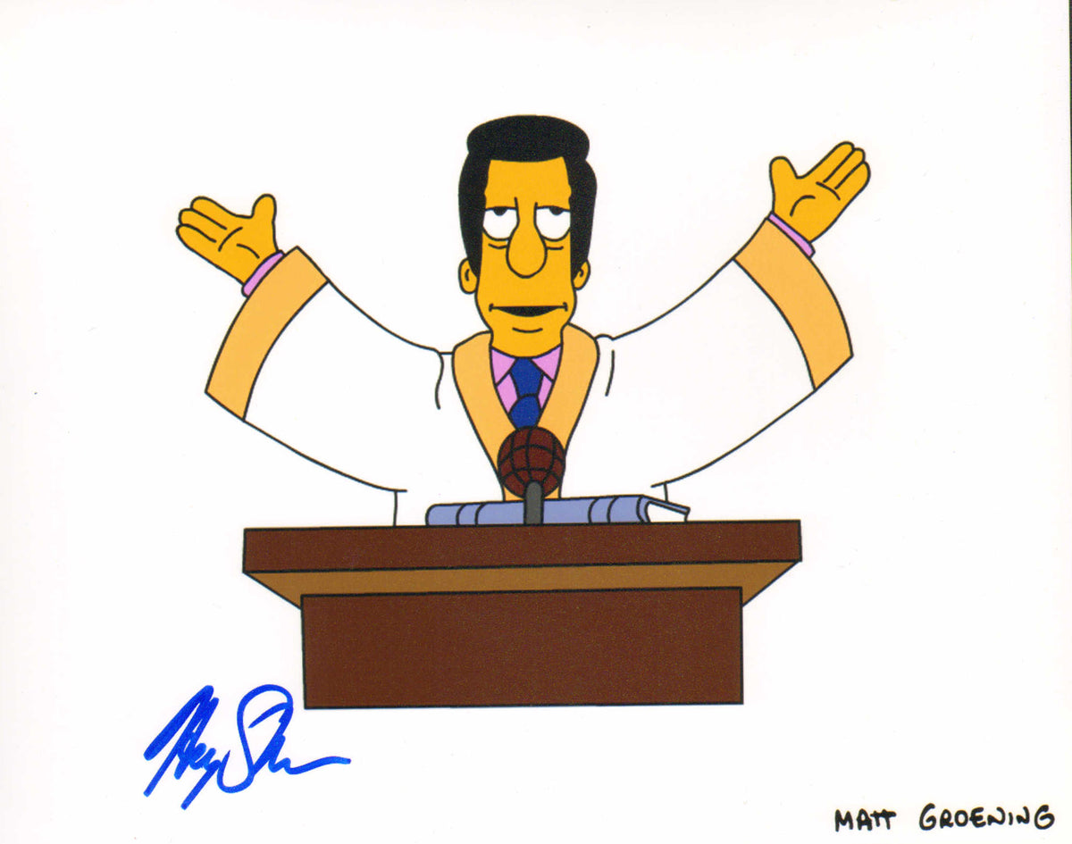 Harry Shearer as Reverend Lovejoy in The Simpsons Signed 8x10 Photo ...