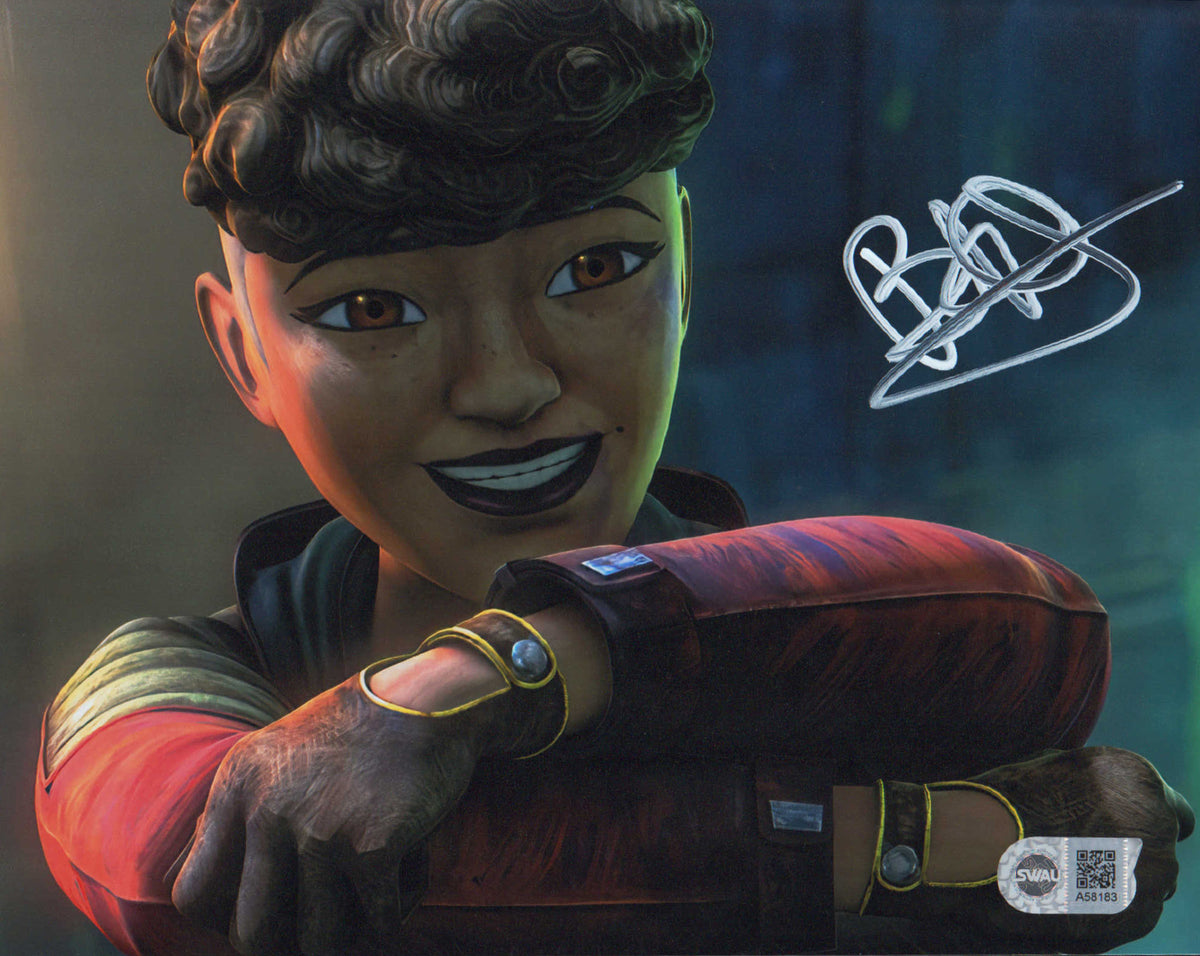 Brigitte Kali as Trace Martez in Star Wars: The Clone Wars (SWAU) Sign ...