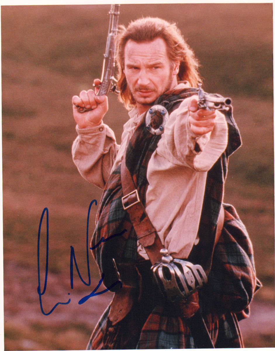 Liam Neeson as Rob Roy MacGregor in Rob Roy Signed 8x10 Photo – SWAU ...