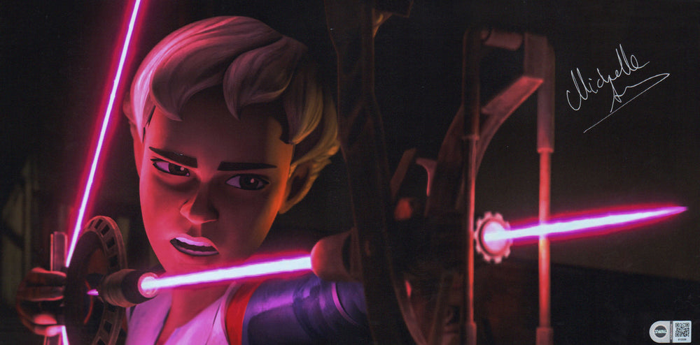 Michelle Ang as Omega in Star Wars: The Bad Batch (SWAU) Signed 10x20 ...