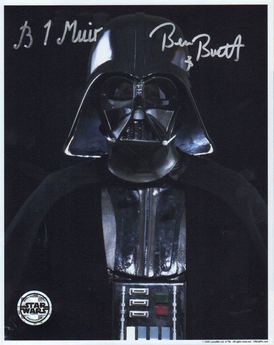 Brian Muir and Ben Burtt as Darth Vader in Star Wars: Return of the Je ...