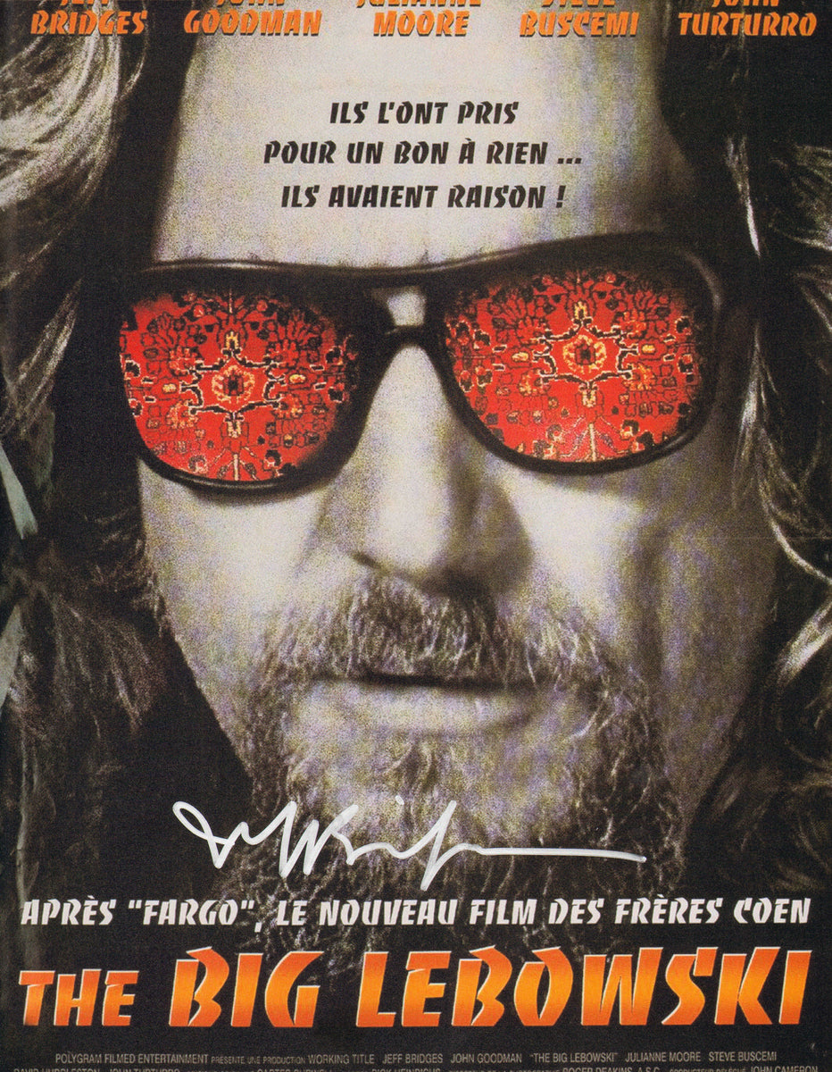 Jeff Bridges as Jeffrey "The Dude" Lebowski in The Big Lebowski Signed ...