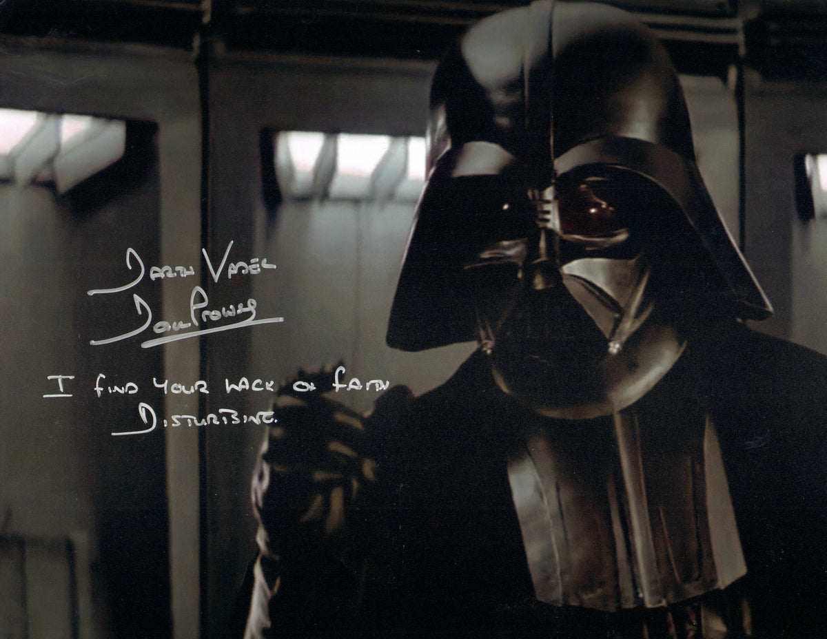 Dave Prowse as Darth Vader in Star Wars: A New Hope Signed 11x14 Photo ...