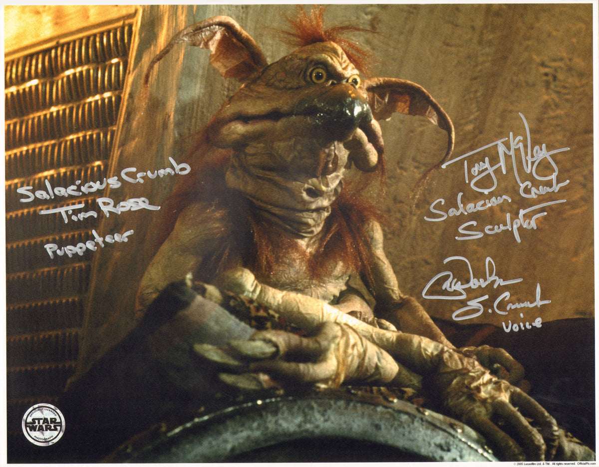 Tim Rose & Mark Dodson as Salacious B. Crumb with Sculptor Tony McVey ...