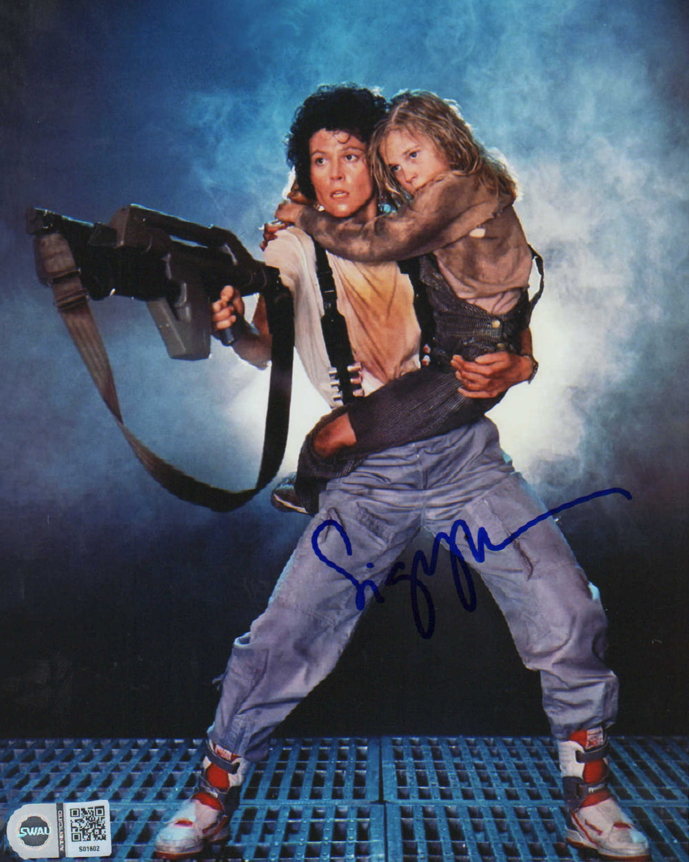 Sigourney Weaver as Ripley in Aliens (SWAU) Signed 8x10 Photo – SWAU Auction