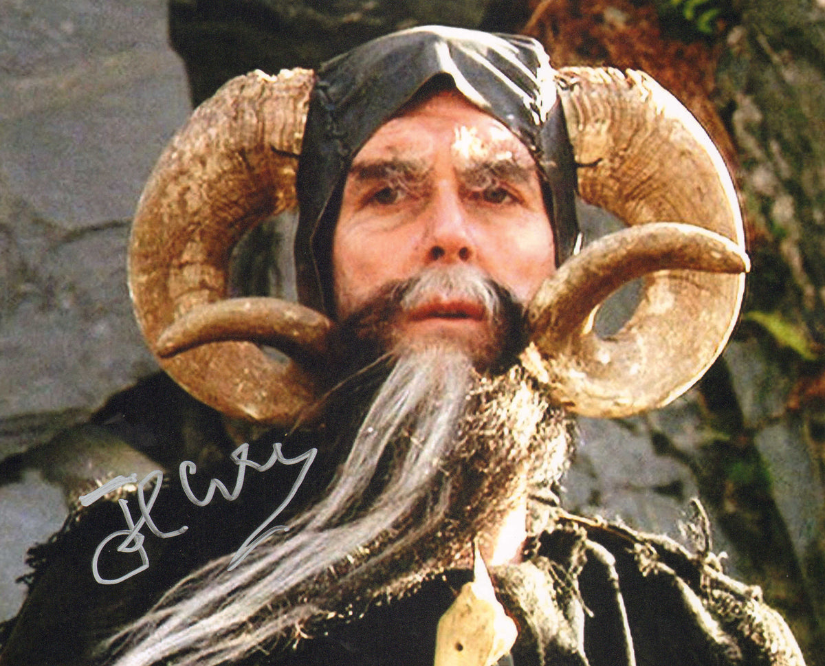 John Cleese as Tim the Enchanter in Monty Python & The Holy Grail Sign ...