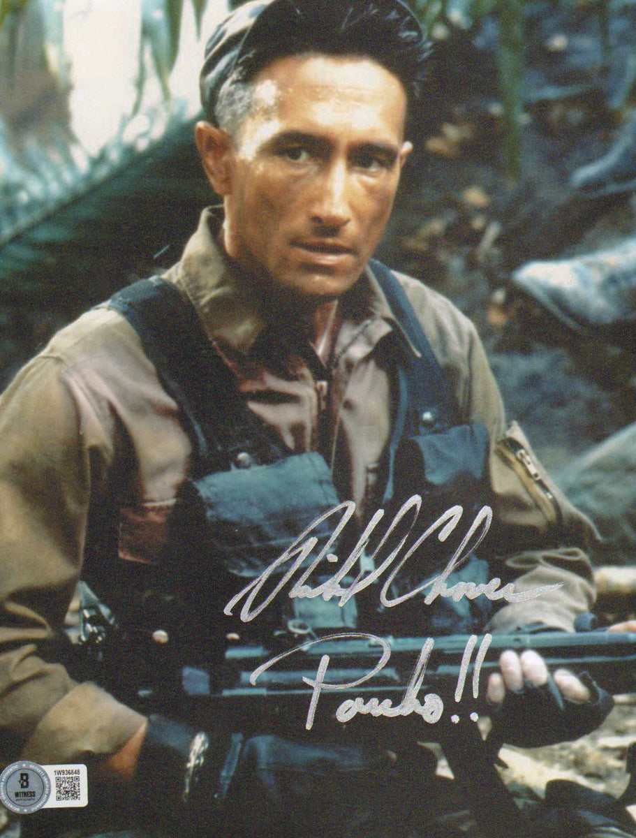 Richard Chaves as Poncho in Predator Signed 8x10 Photo with Character ...