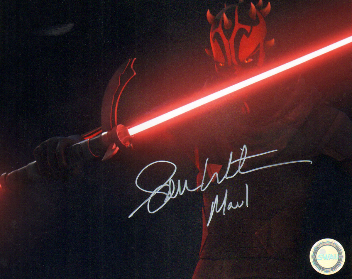 Sam Witwer as Darth Maul in Star Wars: The Clone Wars (SWAU) Signed 8x ...