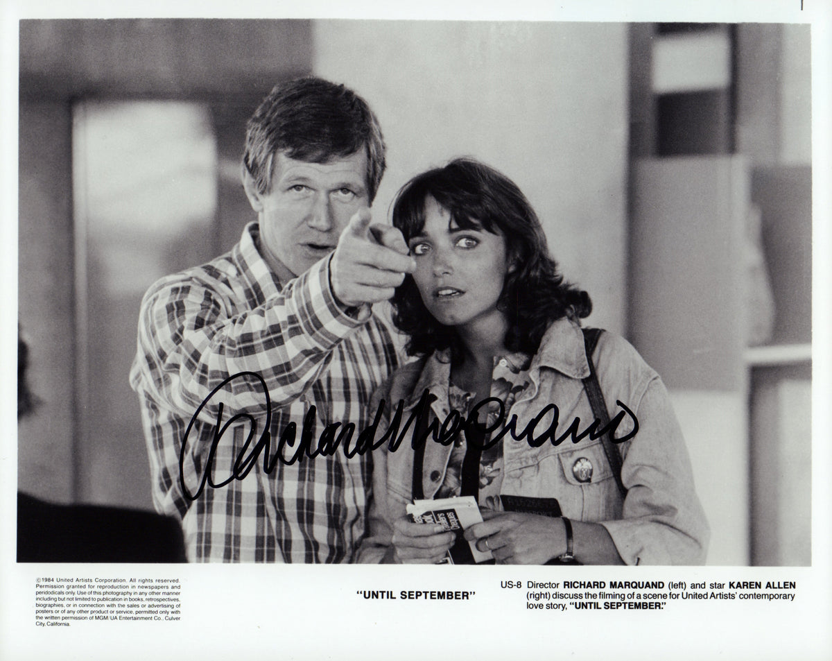 Richard Marquand Director of Star Wars: Return of the Jedi Signed 8x10 ...