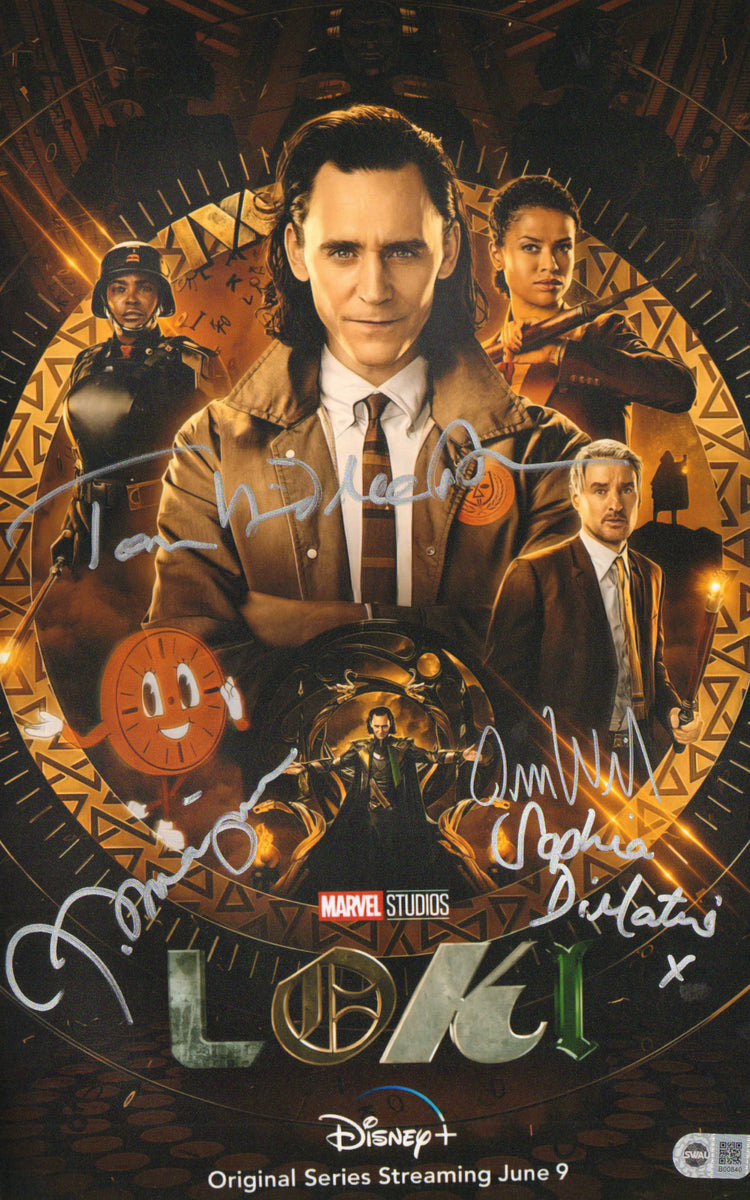 Tom Hiddleston as Loki in Loki (SWAU) Signed 11x17 Mini Poster – SWAU ...