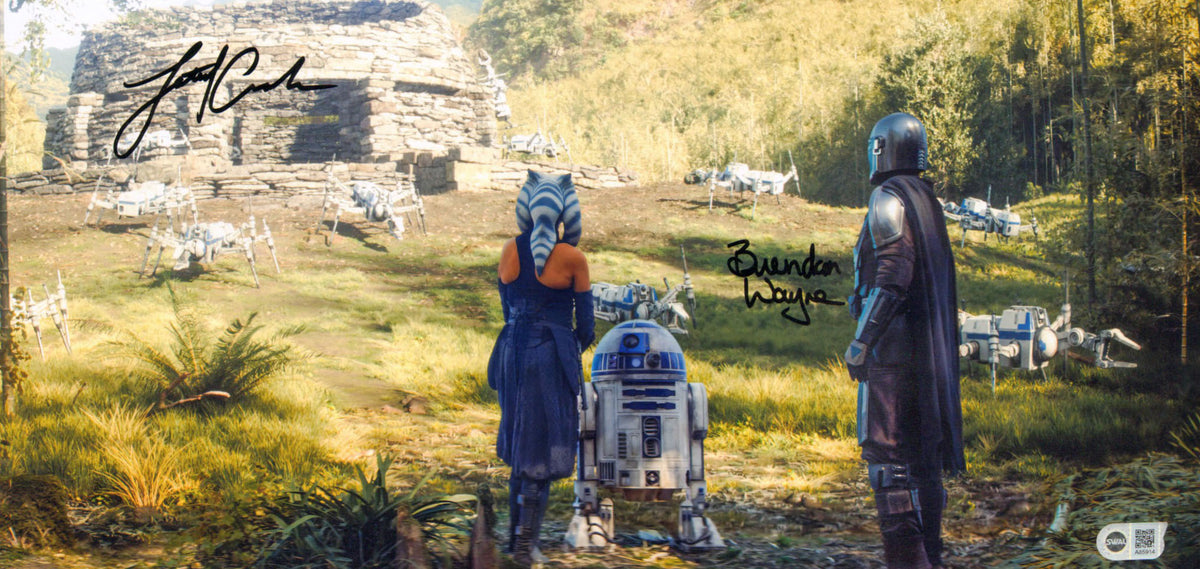 Brendan Wayne & Lateef Crowder as the Mandalorian in Star Wars: The Ma ...