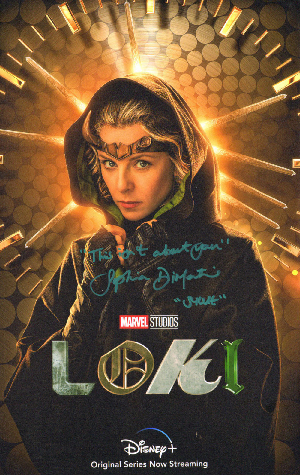 Sophia Di Martino as Sylvie in Loki Signed 11x17 Mini Poster with Char ...