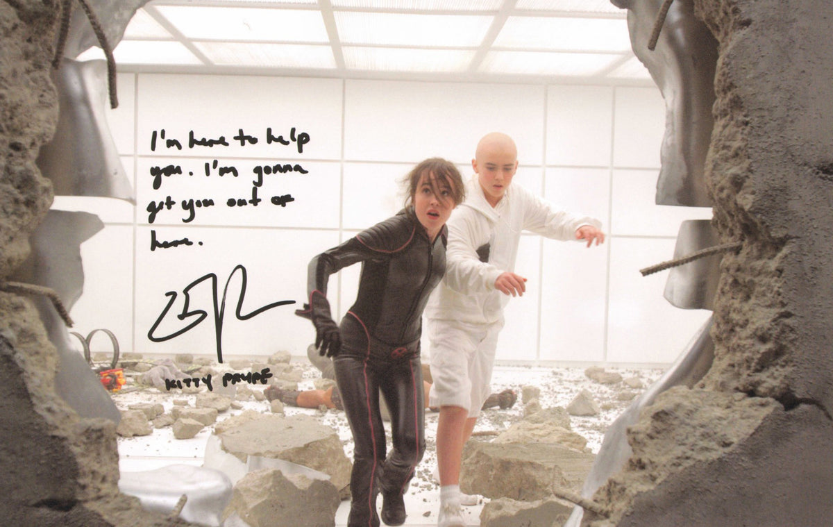 Elliot Page as Kitty Pryde in X-Men: Days of Future Past Signed 11x17 – SWAU Auction