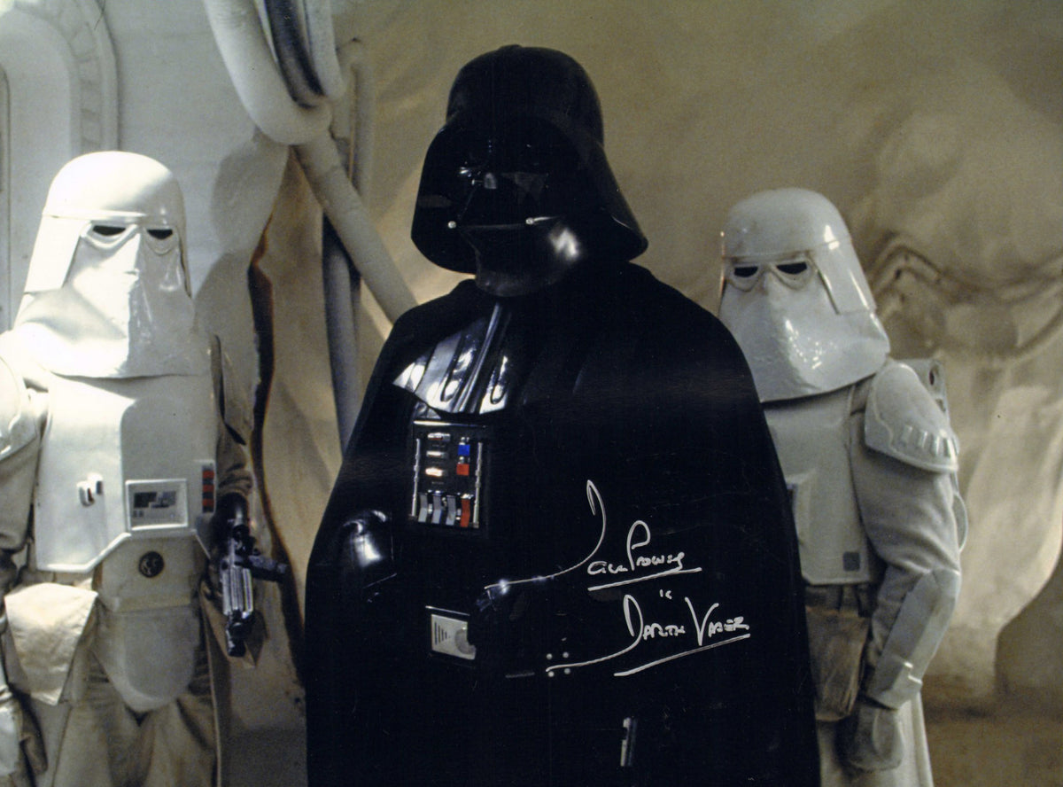 Dave Prowse as Darth Vader in Star Wars: A New Hope Signed 12x16 Photo ...