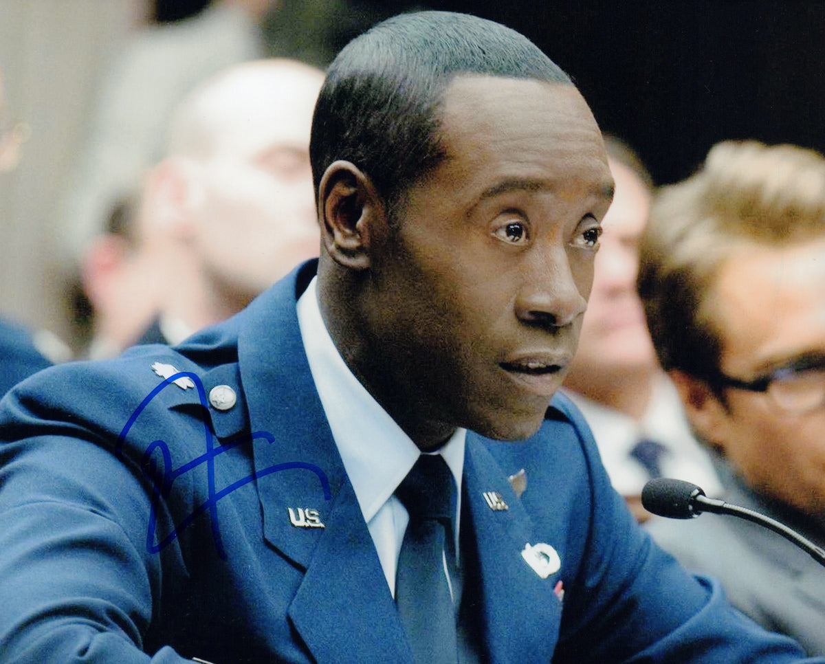 Don Cheadle as James Rhodes / War Machine in Iron Man 2 Signed 8x10 Ph ...