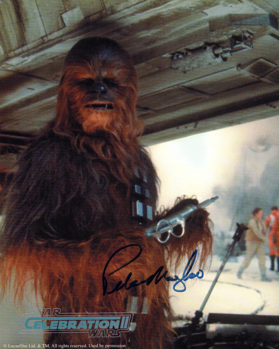 Peter Mayhew as Chewbacca in Star Wars: The Empire Strikes Back (Celeb – SWAU Auction
