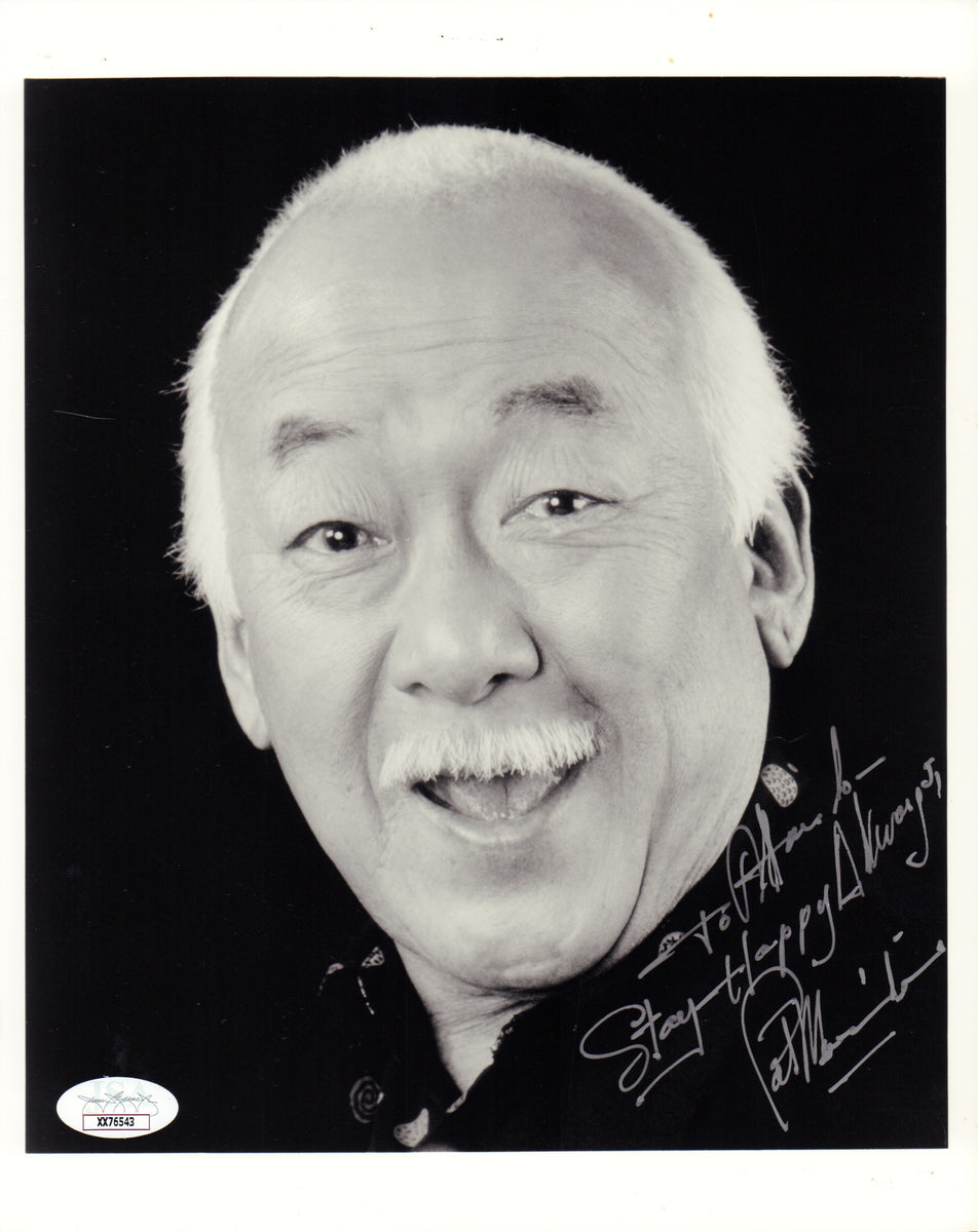 Pat Morita as Mr. Miyagi from The Karate Kid Personalized Signed 8x10 ...